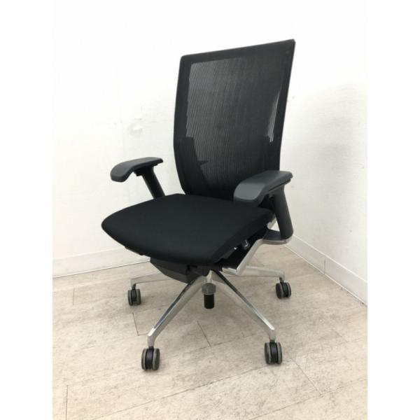 ■管理番号：3300000129859■メーカー：イトーキ■型番：KE-867JA■座面の高さ：SH430-545mm■カラー：ブラック /【背表】オフブラック【背裏】グレー【座】ブラック【フレーム】シルバーメタリック■シリーズ：Vento...