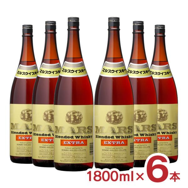 マルスの一升瓶ウイスキー商品名：本坊酒造 マルスエクストラ 1800ml内容量：1800ml×6本総容量：10800ml原材料：モルト、グレーン原産国：日本アルコール度数：37%商品コメント：地ウイスキーの西の雄と呼ばれたマルスのロングセラ...