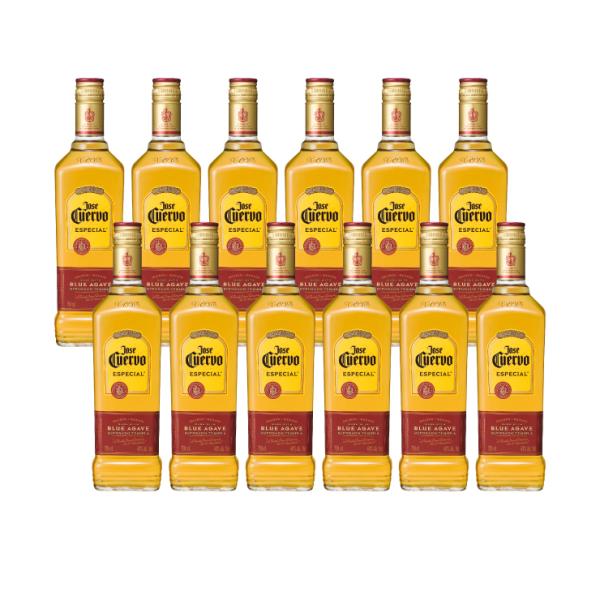 商品名：クエルボ エスペシャル ゴールド 40度 750ml内容量：750ml×12本商品コメント：テキーラのトップブランド、ホセ・クエルボ社が誇るレポサドテキーラです。2ヶ月以上の樽熟成によるまろやかな味わいが特徴です。原産国：メキシコア...