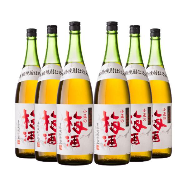 焼酎蔵で仕込んだこだわりの梅酒商品名：本格焼酎仕込み 小正の梅酒 14度 1800mlセット内容：1800ml×6本原産国（最終加工地）：日本（鹿児島）アルコール度数：14度原材料：本格焼酎・梅実・蜂蜜・糖類商品コメント：採りたての王隠堂農...