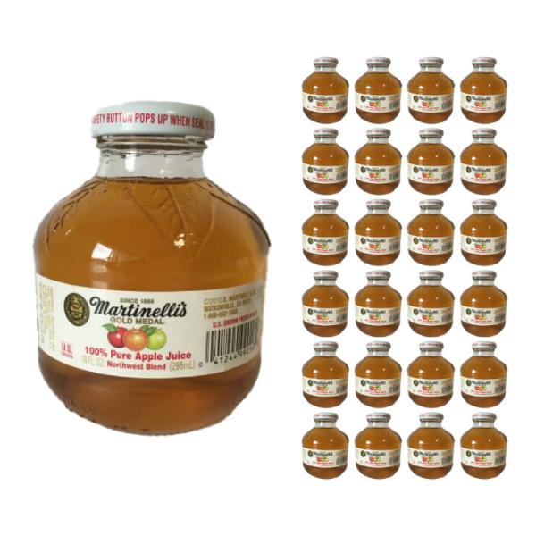 リンゴ型の瓶がキュート商品名：ノースウエストブレンド アップルジュース 296ml内容量：296ml×24本原材料：リンゴ加工地：アメリカ商品コメント：リンゴストレート果汁100％