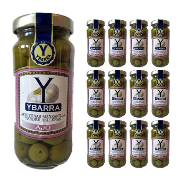 オードブルやそのままおつまみに商品名：スタッフドオリーブ ガーリック 240g内容量：240g×12個原材料：オリーブ加工地：スペイン商品コメント：マンザニーリャ種厳選されたオリーブ実