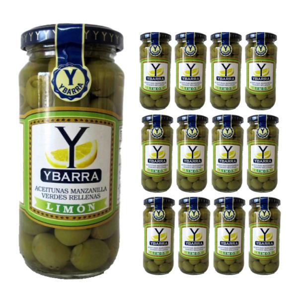 オードブルやそのままおつまみに商品名：スタッフドオリーブ レモン 240g内容量：240g×12個原材料：オリーブ加工地：スペイン商品コメント：マンザニーリャ種厳選されたオリーブ実