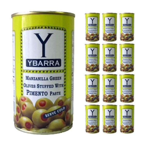 オードブルやそのままおつまみに商品名：ピメント グリーンオリーブ 缶 350g内容量：350g×12個原材料：オリーブ加工地：スペイン商品コメント：マンザニーリャ種厳選されたオリーブ実