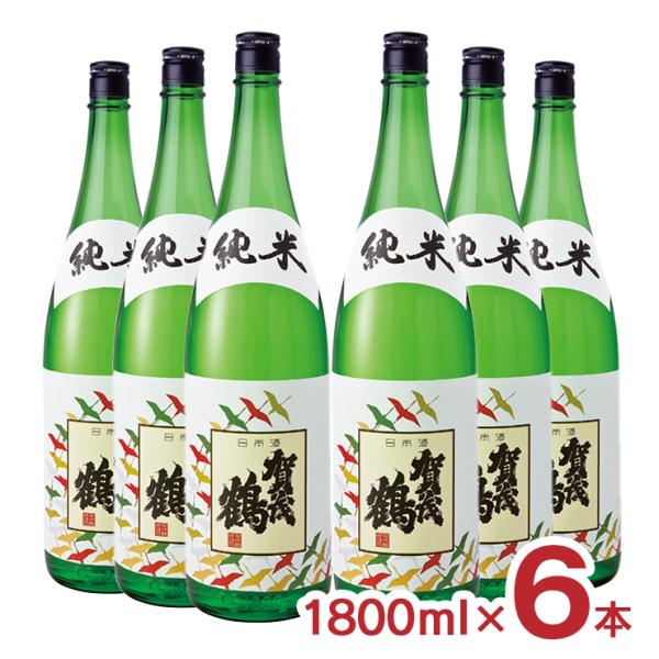 やや辛口名称：賀茂鶴 純米酒セット内容：1800ml×6本原材料：米（広島県産）・米こうじ（広島県産米）原産国：日本加工地：広島県アルコール度数：14〜15度賞味期限：365日商品コメント：原料米のもつ旨味と純米特有の酸味とがほどよくマッチ...