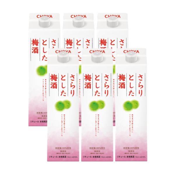 後味スッキリの軽い口あたりの本格梅酒商品名：さらりとした梅酒 1800ml内容量：1800ml×6本商品コメント：紀州産を中心に国産梅のみを100％使用。梅本来の芳醇な味わいを残しながら、さらりと滑らかな飲み心地が特長。原産国（最終加工地）...