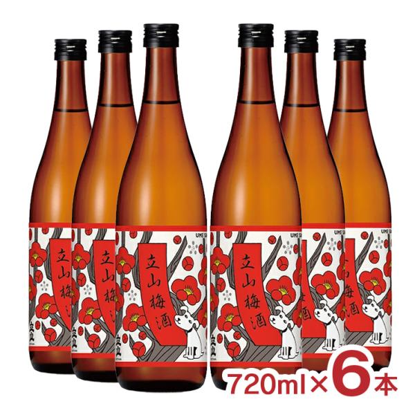 梅酒名称：立山梅酒セット内容：720ml×6本原材料：梅・日本酒（特別本醸造）・糖類・原料アルコール・酸味料（クエン酸）原産国：日本加工地：富山県アルコール度数：11.8度商品コメント：立山特別本醸造酒と紀州南高梅を100％使用した爽やかな梅酒。