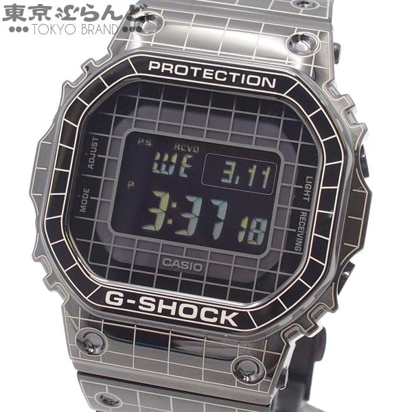 カシオ CASIO G-SHOCK グリッド トンネル フルメタル GMW-B5000CS-1JR ブラック SS 箱・保証書付き 腕時計 メンズ ソーラー電波 Bluetooth 展示未使用 101853754