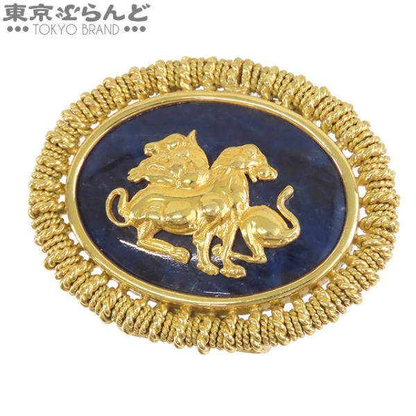 イリアス ララウニス ループタイ オーバルシェイプ イエローゴールドxネイビー K18YG ナチュラルソーダライト アクセサリー メンズ 241100077026