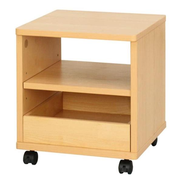 使い勝手が良いキャスター付万能台●商品名：万能台　NBD-30●サイズ：W300×D300×H343mm●引き出し内寸サイズ：W248×D250×H50mm●空洞内寸サイズ：W267×D300×H270mm●材質：メラミン化粧繊維板●カラー...