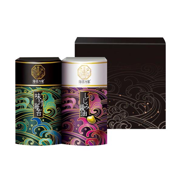 ひとりでも多くのお客様に、"食でお役に立てますように"■有明海産味付海苔(8切24枚)・しじみ醤油味付海苔(8切24枚)  【小麦】 ■箱サイズ:140×150×75mm【用途】引出物 結婚祝 出産祝 仏事 快気 新築 記念 贈答 お返し ...