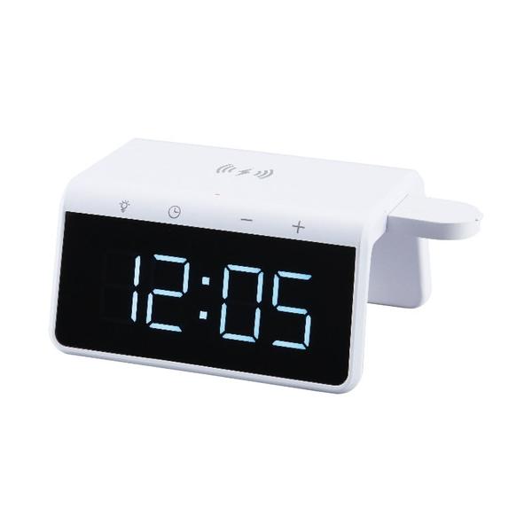 Qi対応のスマートフォンを置くだけで充電が出来るワイヤレス充電機能付の多機能時計です。スマートフォンに加え、アップルウォッチもワイヤレスで充電可能です。機能:ワイヤレス充電(最大15W)、時計、カラーディスプレイ、アップルウォッチのワイヤレ...