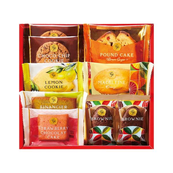 こだわり抜いた味わいが愉しめます。バラエティ感を表現しつつ、ギフトとしての上質感のあるデザインです。■オレンジマドレーヌ・ストロベリーショコラケーキ・ピスタチオフィナンシェ・ブラウンシュガーパウンドケーキ・レモンクッキー×各1、チョコチップ...