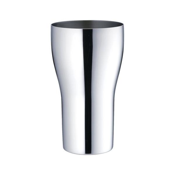 内面は泡立ちの良いヘアーライン仕上げ、外面は金属の存在感を引き立たせるミラー仕上げです。お手入れのしやすい18-8ステンレス製。冷たい飲み物専用。Made in TSUBAME認定商品。■本体(約440ml)(約77×135mm)×1■材質...