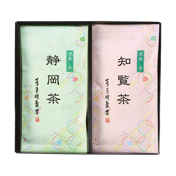 有名茶処 静岡茶と知覧茶の詰合せです。渋み・旨味・甘味のバランスがとれた静岡深蒸し煎茶と爽やかな香りとまろやかな甘味の知覧深蒸し煎茶を詰合せました。それぞれのお味をお楽しみください。■静岡深蒸し煎茶・知覧深蒸し煎茶 各60g×1■箱サイズ:...