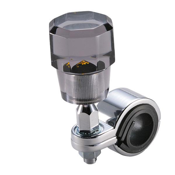 ■改ミニスピンナークリスタルタイプ■特徴:車庫入れ・縦列駐車などの切り返しの作業に大活躍■カラー:スモーク■グリップ:42パイ■新改良の特徴:新タイプの金具を採用し、バンドもハンドルカバーを被せたときに膨らまないようにフラット構造を採用しま...