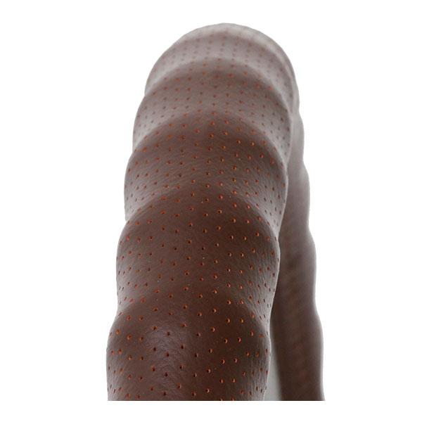 【本革パンチング仕様】本革パンチング・波形グリップ仕様■製品:本革パンチングハンドルカバー細巻き■サイズ:2HS　45cm■カラー:ブラウン【2020年12月登録】