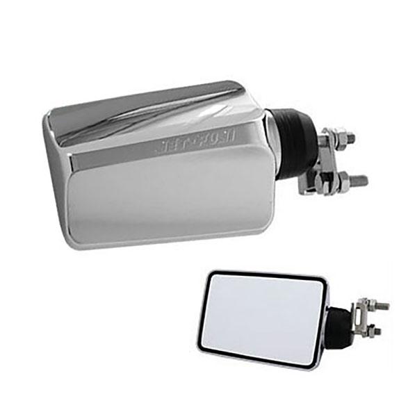 ★バックショットミラーFUJIフジ眩しさを軽減し、距離感の掴みやすい防眩平面レンズ。■バックショットミラーFUJI-4(小)■タイプ:ショートステー■カラー:クロームメッキ■金具:19〜27ｍｍΦの純正ミラーステーに適合します。■本体サイズ...