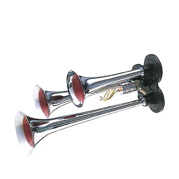 ■ロング３連ホーン３５０■長さ 350mm■電圧 DC-24V■メーカー　JET■クロームメッキ仕上げ