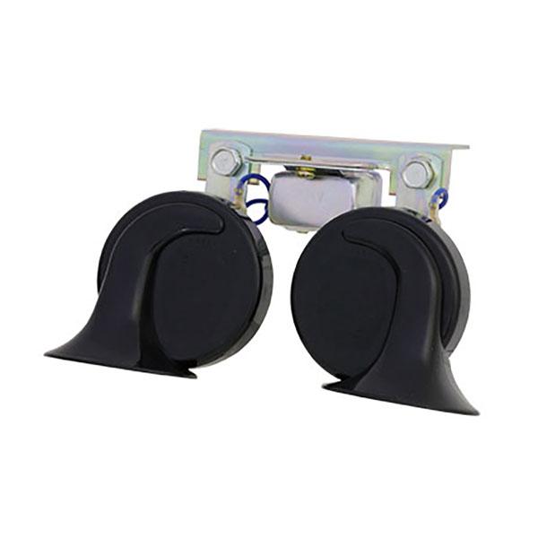 ★小型サイズで狭い場所でも取付可能、迫力があり柔らかいサウンドを奏でます電子ホーンはエアタンク不要で配線処理で簡単取付け■電子ホーン■仕上げ：ブラック■サイズ：幅225mm×高125mm×奥110mm■電圧:DC-12v 10A 107±4...