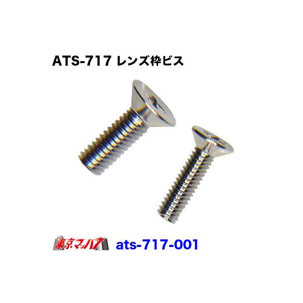 ★サイドランプ　717型　レンズ枠ビス■入り数:前後1セット※ポスト投函　ゆうパケット発送となります。日時指定不可となります