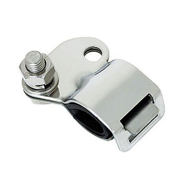 ■YAC製クルージングミラーにご使用いただけます。■商品説明●ステーもボルトもナットも３０４ステンレス製のサビにくいクルージングミラー取付ステー●光沢感を活かす、メッキミラーステーへの取り付けに最適●純正ミラーステーのパイプ径に合わせて調節...