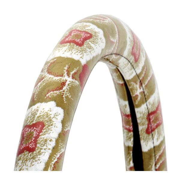 国内生産!人気の太さ約43mm■生地名称:大花束■製品:ハンドルカバー極太■太さ：約43mm　■サイズ:2HS■カラー:オレンジ■適合車■UD ファインコンドル　H5.1〜H7.12/H8.1〜H23.7 2Lサイズ■ふそう 17スーパーグ...