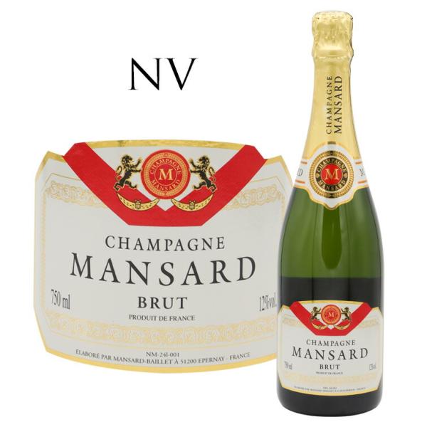 マンサール カルトブランシュ ブリュット シャンパーニュ Champagne Mansard Carte Blanche Brut GHマーテル Champagne 750ml シャンパン スパークリングワイン スパークリング ワイン ギフ...