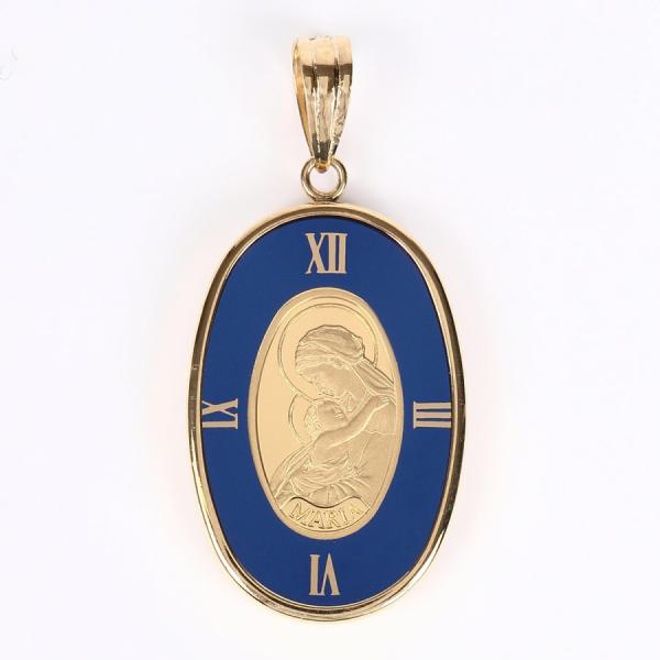 品番：100-18589コイン名： マリア■素材【コイン本体】素材：K24 (品位99.99%)重量：1g製造：SUISSE PAMP社【枠】素材：18金（K18バチカンに刻印あり）カバー：クリスタルガラス※防水加工は施されておりません。【...