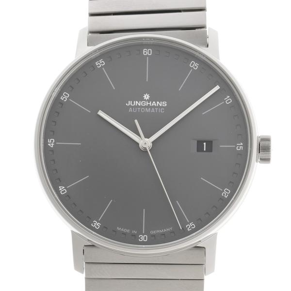 ■在庫コード：IT1B24WLXO9O■ブランド：JUNGHANS (ユンハンス)■モデル：FORM Ａ■型番：027/4833.44■ムーブメント：自動巻き■素材：ステンレススチール■文字盤：グレー■サイズ：横39.3mm　メーカーホーム...