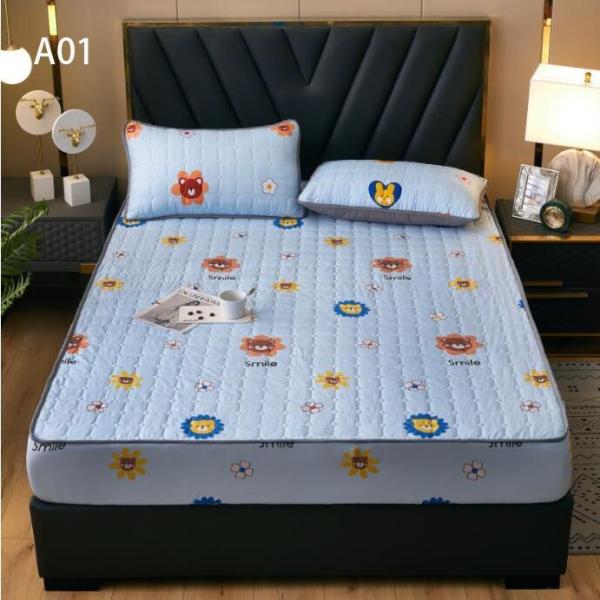 [ モノトーン ]パッド一体型ボックスシーツ シングルベッドパッドとボックスシーツが合体した見た目すっきり 時短アイテムのパッド一体型ボックスシーツ。お財布にもやさしく、取り付け簡単。お洗濯の手間も半分に！生地はピーチスキン加工が施されてお...