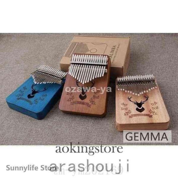 親指ピアノ 17音 カリンバ 17キー 楽器 マホガニー製 民族風 初心者向け 民族楽器 持ち便利 公園で演奏 ギフト プレゼント重さ：0.3 kgサイズ：18.0 cm * 11.0 cm * 3.5 cm上質な素材上質なマホガニー材で作...