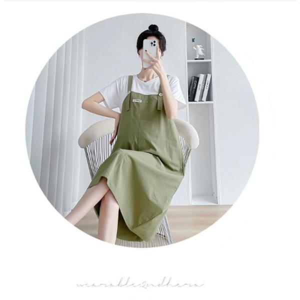 ワンピースマタニティウェアママ服妊婦服夏新作産前産後無地かわいいカジュアルゆったりスシンプル半袖BIU