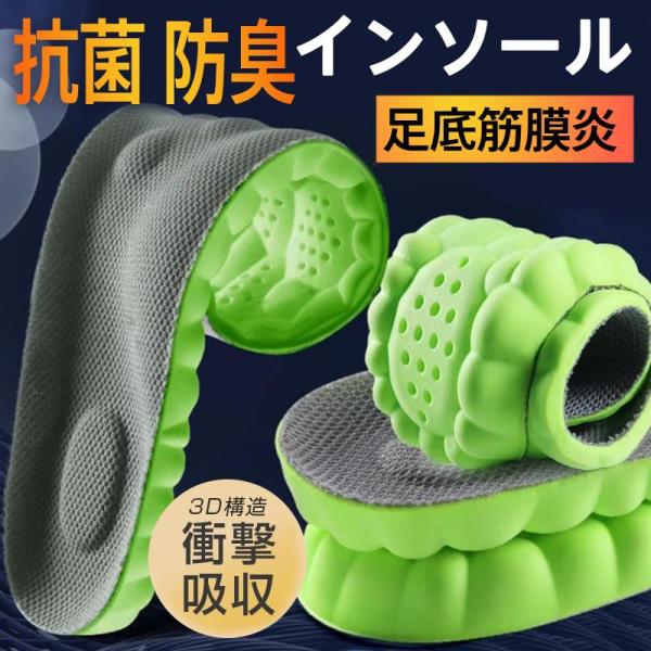 商品詳細カラー:/画像通りサイズ:/22.5-23/23.5-24/24.5-25/25.5-26/26.5-27/27.5-28■商品説明インソール本体に通気孔が空いていることで蒸れにくく、通気性抜群！かかと部分がアーチ構造になっており、...