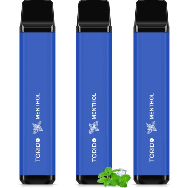 【7500回吸引可能・使い捨て電子タバコ】TORIDO最新作の使い捨て電子タバコO2Plus型VAPE。3本入りセットで最大合計7500回吸引可能の大容量電子タバコ。いくら吸っても飽きない風味、健康重視、コストを抑えたい、禁煙目指す方にお勧...