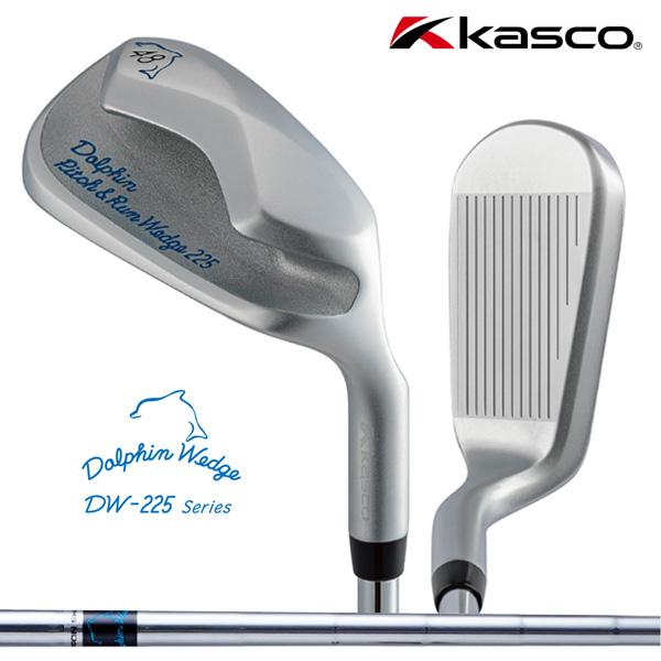 ●Kasco Dolphin Wedge ウェッジ ＜シャンクレスネック＞●品番：DPW-225 PITCH ＆ RUN WEDGE●ロフト：48°●シャフト:日本シャフト社製 ドルフィン オリジナルスチールシャフト●ヘッド素材：軟鉄●グリ...