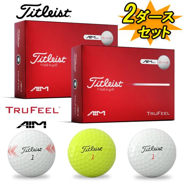 　　＜アクシネットジャパン日本正規品＞<< 同色ボール2ダースセット >> ●2026 Titleist TRUFEEL タイトリスト トゥルーフィール●カラー：ホワイト（T6036S-J-2）、イエロー（T6136...