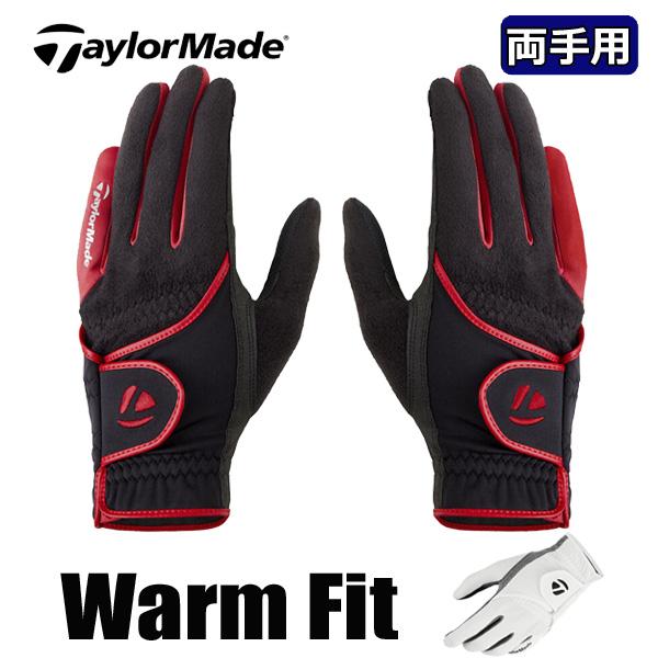 ●テーラーメイド  23 ウォームフィット グローブ●装着：両手着用●品番：TL172●カラー：ホワイト、ブラック●サイズ：S（21-22cm)、M（23-24cm)、L（25-26cm)●素材：甲部／ポリエステル　平部／合成皮革原産国: ...