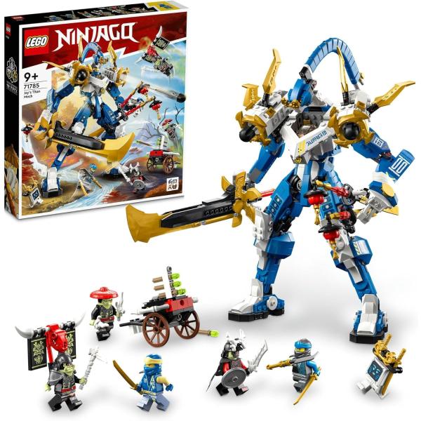 レゴニンジャゴー ジェイのチタンメカ ロボット 71785 LEGOブロック NINJAGOアクション炸裂 ? ジェイのチタンメカ(71785)でニンジャゴーシティを守るごっこ遊びにお子さまは夢中になります。ミニフィギュア5体 ? ジェイと...