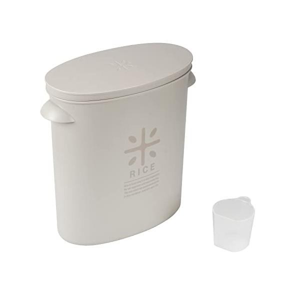 商品サイズ：幅31×奥行15.5×高さ32cm重量：0.65kg素材・材質：本体・蓋ポリプロピレン、計量カップポリプロピレン原産国：日本※袋のまま収納・保存できる。