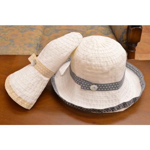 ミックスコットンによる春夏らしいサラッとした素材感と、柔らかな風合い。おしゃれな色合いのベルト部分とブリム先端部分のコンビネーションカラーに、ブレードセーラーのラインフォルムが独特な雰囲気をかもし出します。また、ブレードハット特有の、ブリム...