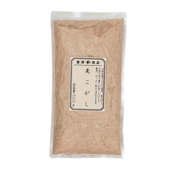 六条大麦100％使用。昔ながらの煎り方で香りが良いものです。香煎、はったい粉とも言われます。