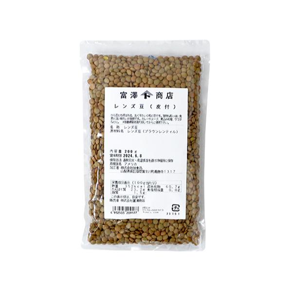 ひら豆とも呼ばれる、丸く平たい小粒の豆です。独特な粉っぽい食感と深い味わいが特徴です。カレーやスープ、煮込み料理、サラダなどに。