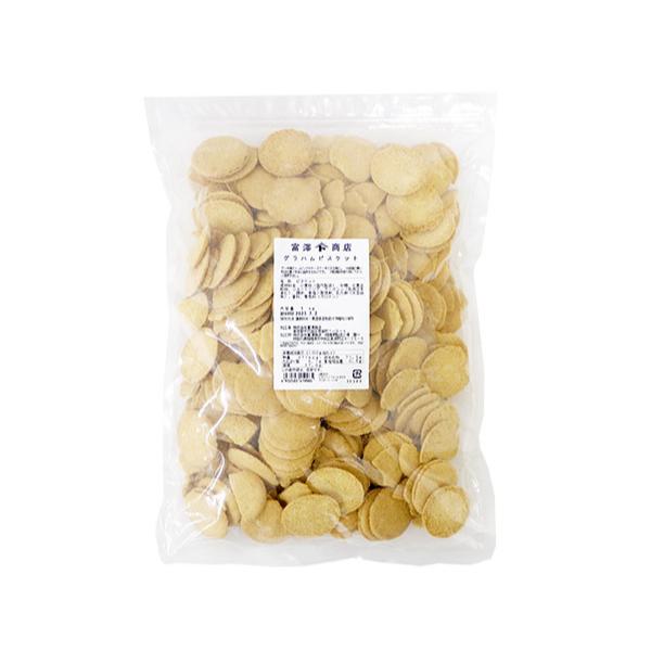 5kg：箱入全粒粉(グラハム粉)を練りこみ丸型に焼き上げたビスケットを軽く割ったものです。ケーキ等のトッピングやチーズケーキの土台やトッピングなどに。