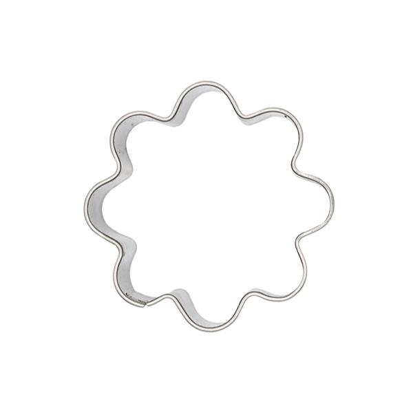商品寸法：約40×40×H18mmクッキー生地を花の形に抜けるステンレス製の抜き型です。お弁当用などの野菜のくり抜きにも使用できます。