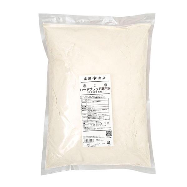 25kg　クラフト紙袋入蛋白12.0±1.0％　灰分0.55±0.1％北海道産「春よ恋」の旨味を引き出しハードブレッド向けに製粉しました。小麦の香りとほど良いもち感、親しみやすい味わいで、パリッとした皮が香ばしいパンに仕上がります。