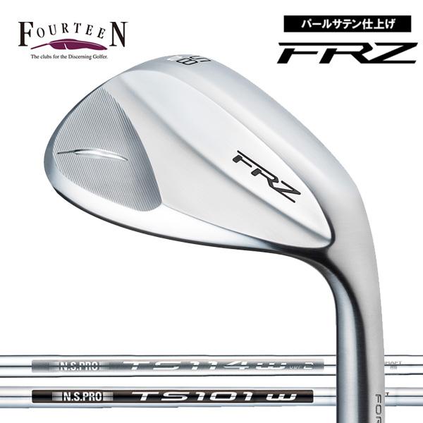 【発売日：2024年09月06日】●フォーティーン FRZ パールサテン仕上げ ウェッジ ●本体価格￥30,000+税●ヘッド：S20C軟鉄鍛造●仕上げ：ニッケルクロムメッキ・パールサテン仕上げ●シャフト：N.S.PRO TS-114w V...