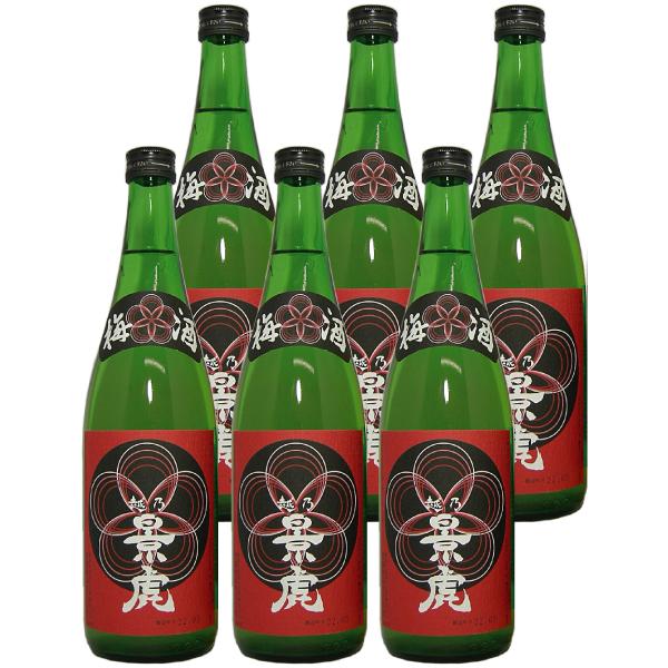 【発売日：2026年02月26日】産地：新潟県醸造：諸橋酒造　株式会社原材料：清酒 梅 醸造アルコール 糖類アルコール：12％容量：720ml×6本(越乃景虎　龍)を使った清酒ベースで糖分控えめの梅酒です。(越乃景虎)のすっきりとした味わい...