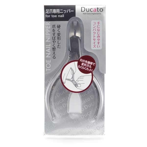 硬く変形した爪をしっかりカット。 足爪専用爪きり。 手になじみやすいコンパクトサイズ。 材質:本体：ステンレス刃物鋼 キャップ：PP ご使用方法:1. 入浴後など、爪が柔らかく清潔な時にご使用ください。 2. まず爪の両側を切り、爪の先を切...