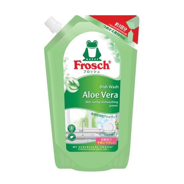 フロッシュ?食器用洗剤のつめかえ用をボトルタイプからパウチタイプにリニューアルします。プラスチック使用料を60%減らしており、ゴミもコンパクトになります。。内容成分・成分量。界面活性剤（9％：アルキルエーテル硫酸エステルナトリウム、アルキル...